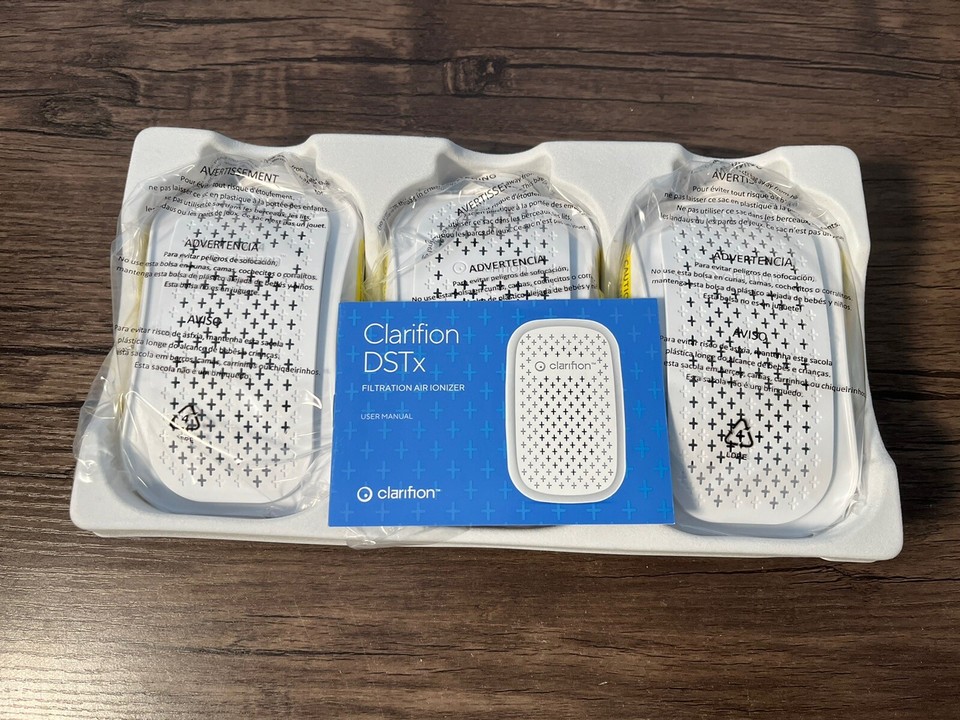 Clarifion DSTX Air Ionizers 3 Pk Negative Ion Filtration System New ...