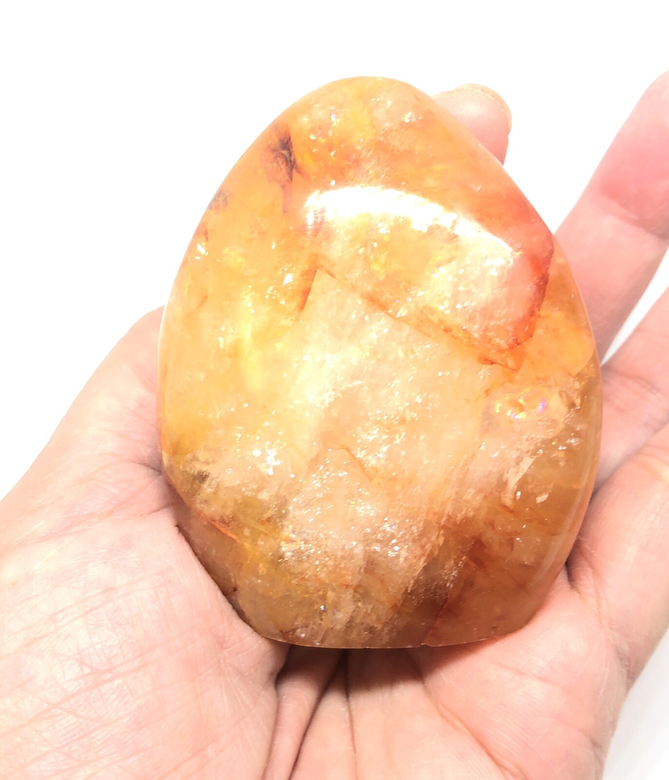 Hematoid Red Quartz Freeform Display Crystal Healing,Aura,Reiki 227g | eBay
