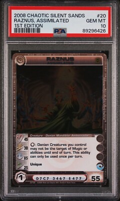 PSA 10 RAZNUS ASSIMILATED - Max Energy, Power, & Wisdom - Rare Chaotic ...