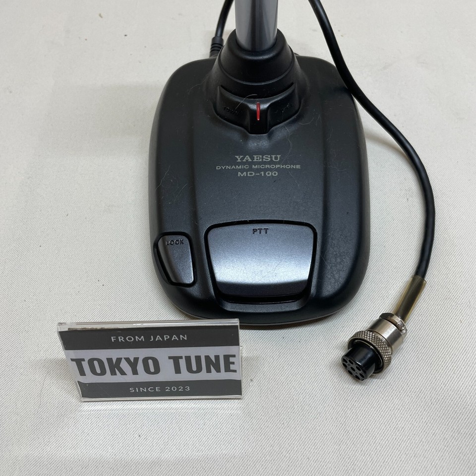 Yaesu MD-100A8X Dynamic Desktop Microphone 8-Pin Radio Amateur Ham Used ...