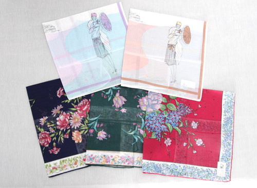 Lotto di 5 fazzoletti vintage da donna in cotone | eBay