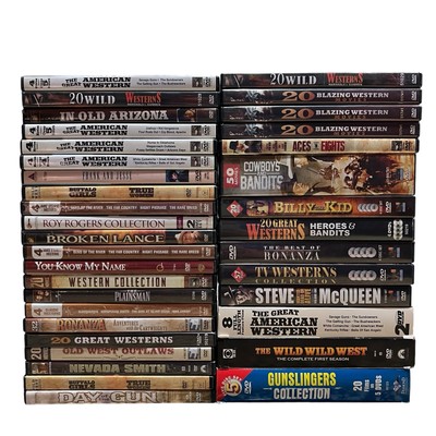 Lot of Vintage Classic Western Movie Collections DVDS | eBay
