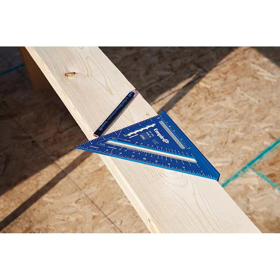 Empire Rafter Square 7 in Aluminum Laser Etched Markings Durable ...