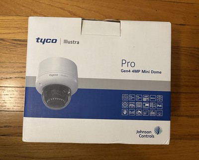 NEW Illustra Pro Tyco Gen4 4MP Mini Dome Camera IPS04-D12-OI04 Johnson ...