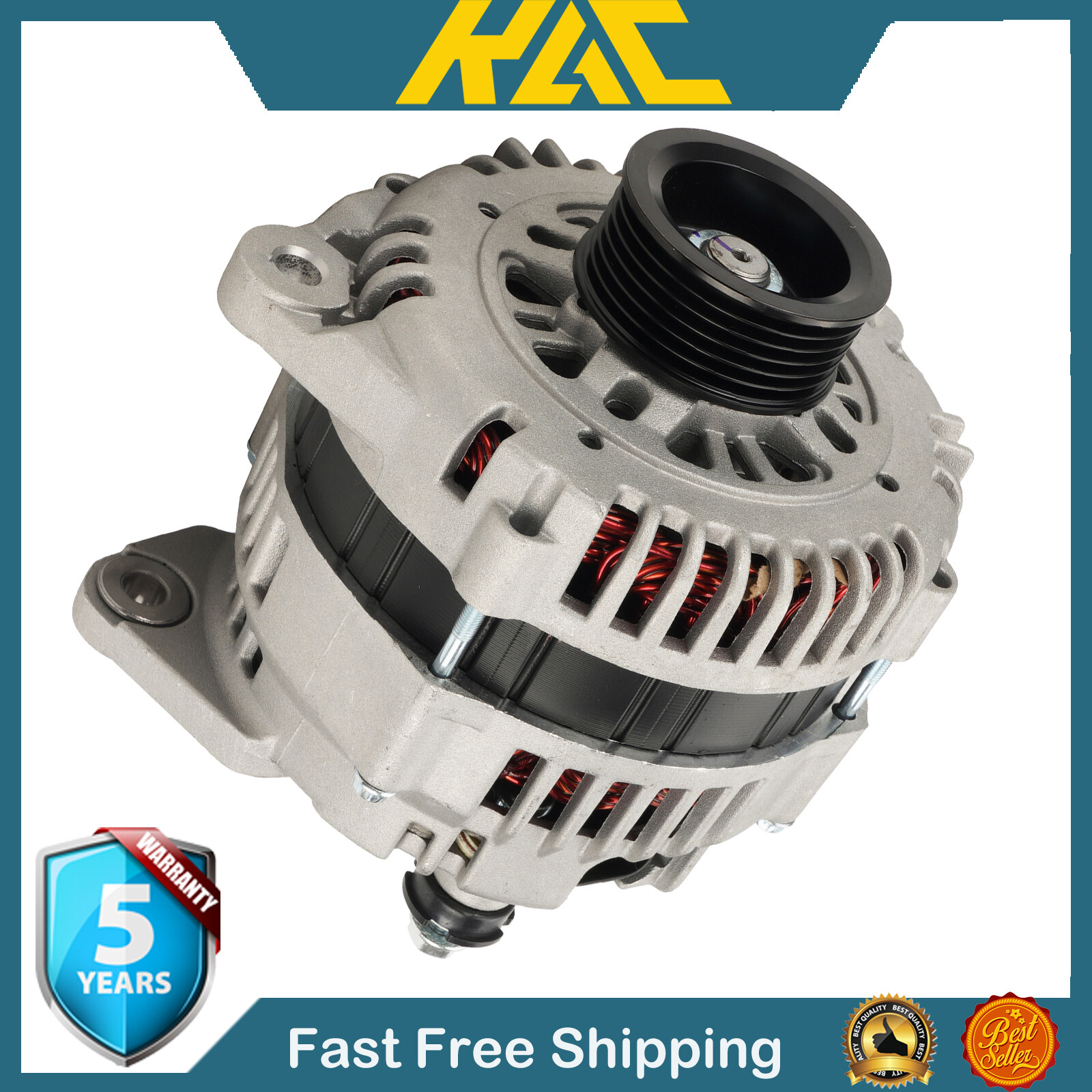 For 2001-2002 Infiniti QX4 Nissan Pathfinder 3.5L Alternator 13900 ...