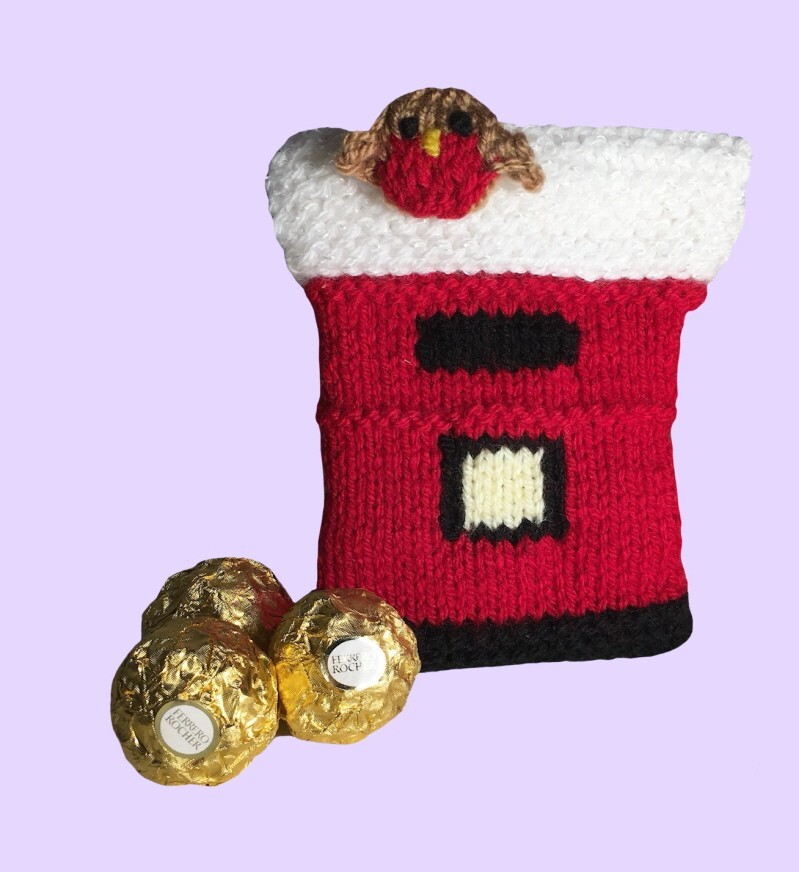 KNITTING PATTERN 335: Postbox gift bags: Smarties, chocolate orange ...