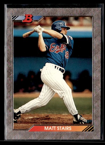 Matt Stairs RC - 1992 Bowman Rookie #602 Montreal Expos | eBay