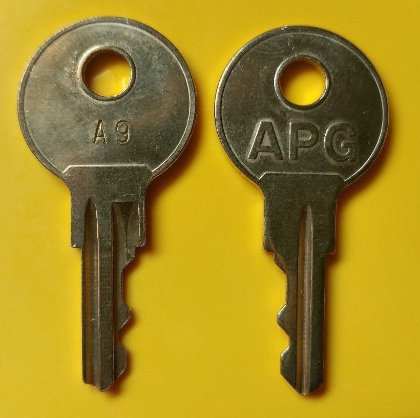 A1-A10 Cash Drawer Key Pair Fits Oracle MICROS NCR Verifone Ruby Aloha ...