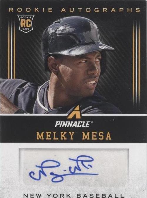 2013 Panini Pinnacle - Rookie Autographs Melky Mesa #MY (AU, RC) for ...