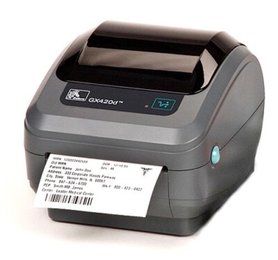 102mm X 76mm White Thermal Direct Zebra Printer Labels 500 Per Roll ...