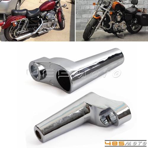 Chrome Front Turn Signal Relocation Mount Kit for Harley Sportster XL ...