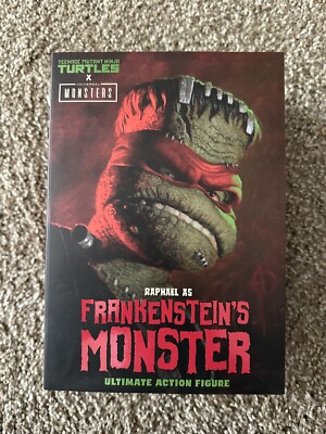 NECA TMNT X UNIVERSAL MONSTERS RAPHAEL AS FRANKENSTEIN UTLIMATE ACTION ...