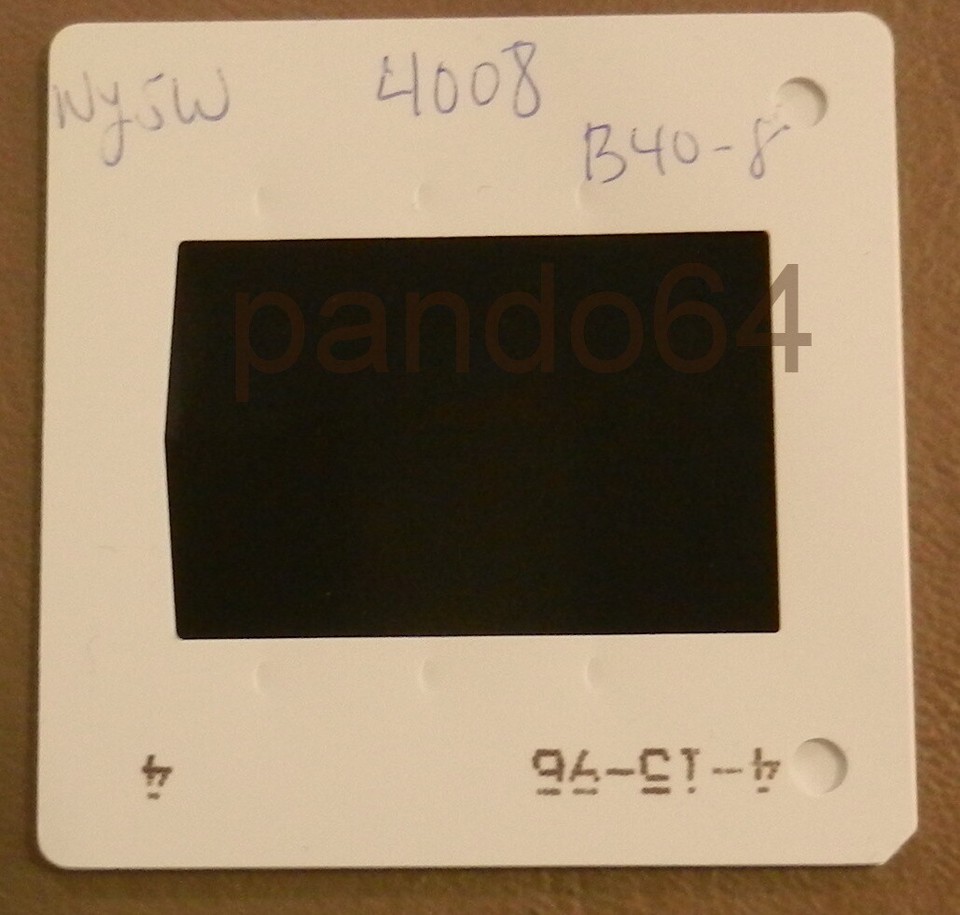 RR TRAIN Slide NYSW Susquehanna #4008 GE B40-8 Diesel Locomotive ~ HT20 ...