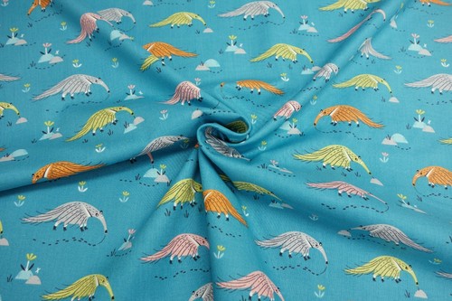 Zoo Animal Cotton Fabric African Safari Zebra Elephant Tiger Patchwork ...
