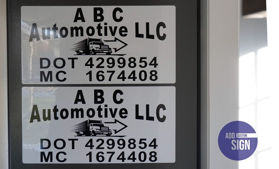 Custom Magnetic Signs, Car Door Magnets, Vehicle Signs, Car Magnets ...