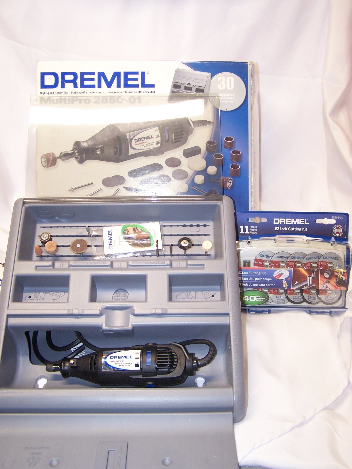 Dremel MultiPro Model 285 2-Speed Rotary Tool Corded (15K/35K RPM) Case ...