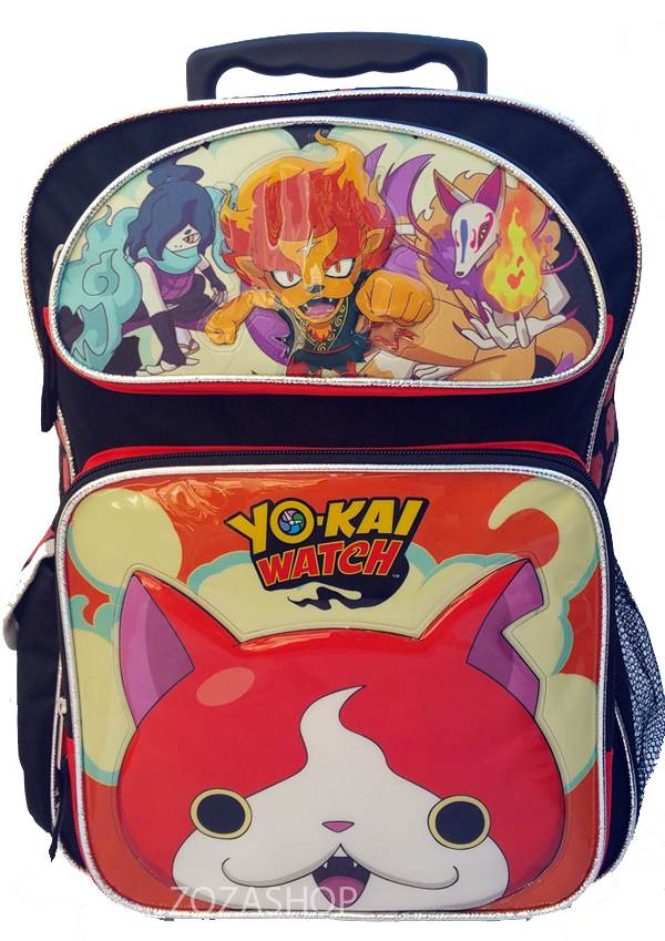 Yokai Watch 16" Large Rolling Backpack New Boy Backpack | eBay