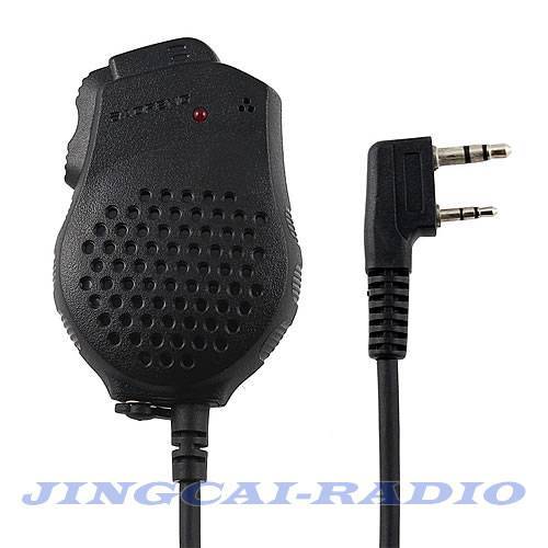 Mini Size Handheld Shoulder Speaker Mic Dual PTT for BaoFeng UV-82 UV ...