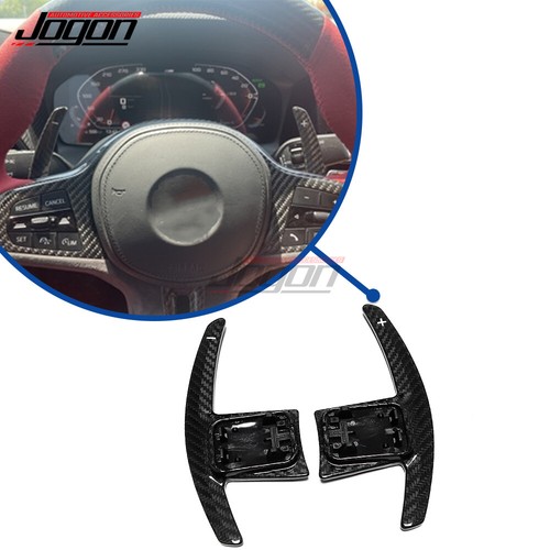 2pcs Dry Carbon Fiber Paddle Shifter For Toyota Supra GR Coupe MK5 A90 ...