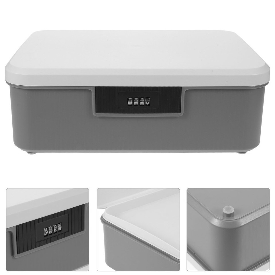 Confidential Storage Box Security Safe for Home Lockbox Documents ...
