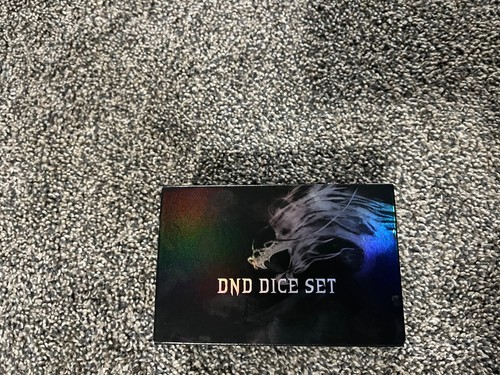 EXCECAR Rechargable DND Dice Set, Light Up Dice, 7PCS Glowing LED Dice ...