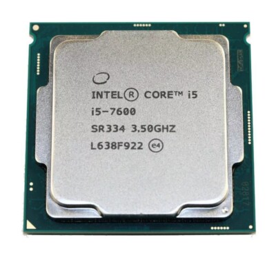 Intel Core i5-7600 SR334 3.50Ghz 7th Gen LGA1151 Quad-Core CPU Desktop ...