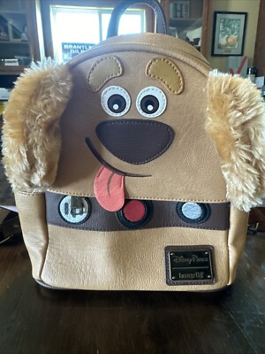 Disney Parks Pixar UP Dug The Dog Mini Backpack Bag Loungefly NEW ...
