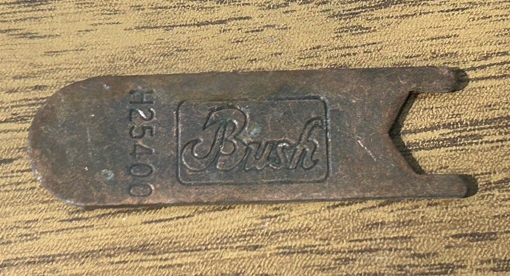 Vintage Original Bush H25400 1/2” Open Hex Key Wrench | eBay