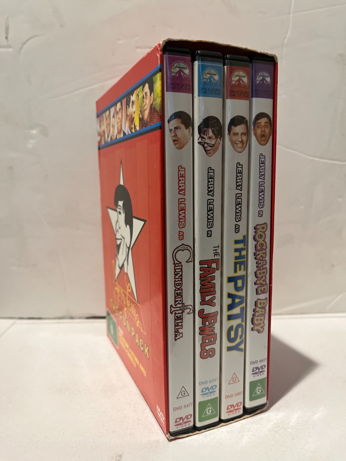 Jerry Lewis Fun Pack DVD - Cinderfella Family Jewels The Patsy Rock a ...