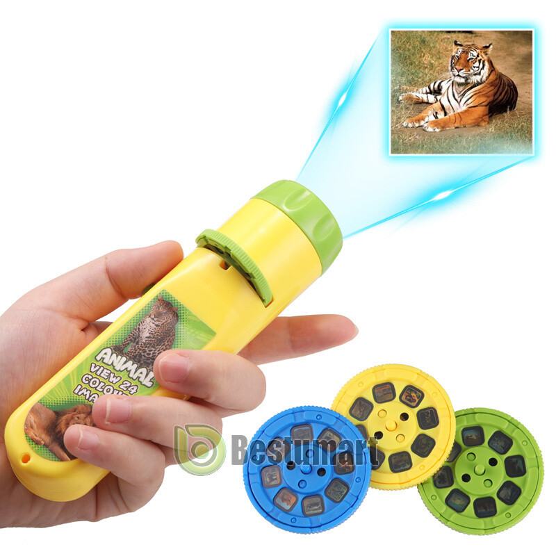 Eductional Toys Torch Night Projector Light Flashlights For Kids Boys ...