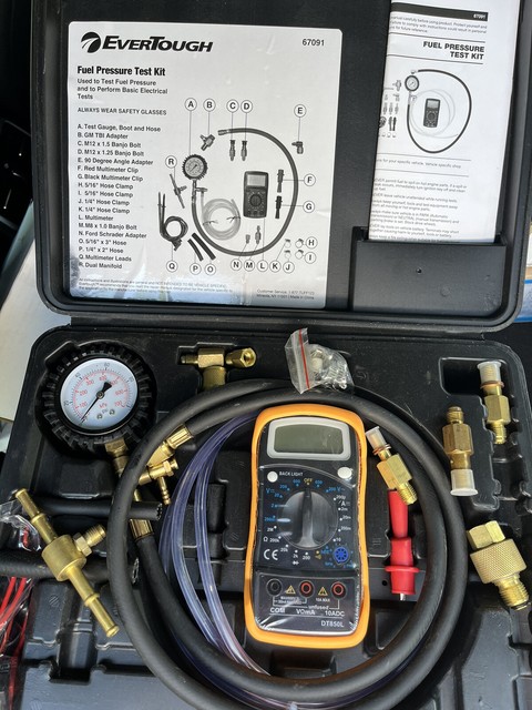 EverTough Fuel Pressure Test Kit 67091 for sale online | eBay