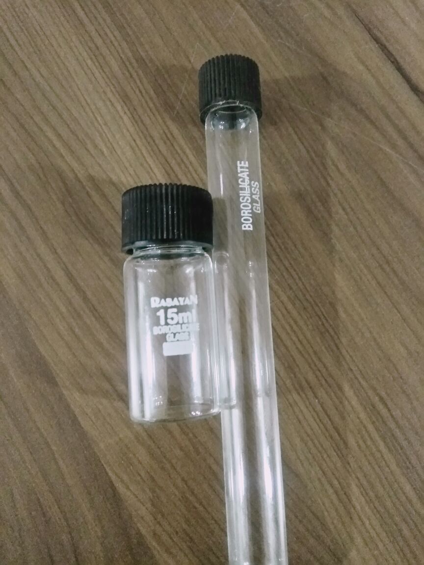 Culture Test Tube Premium Borosilicate Glass ROUND BOTTOM Screw Cap ...