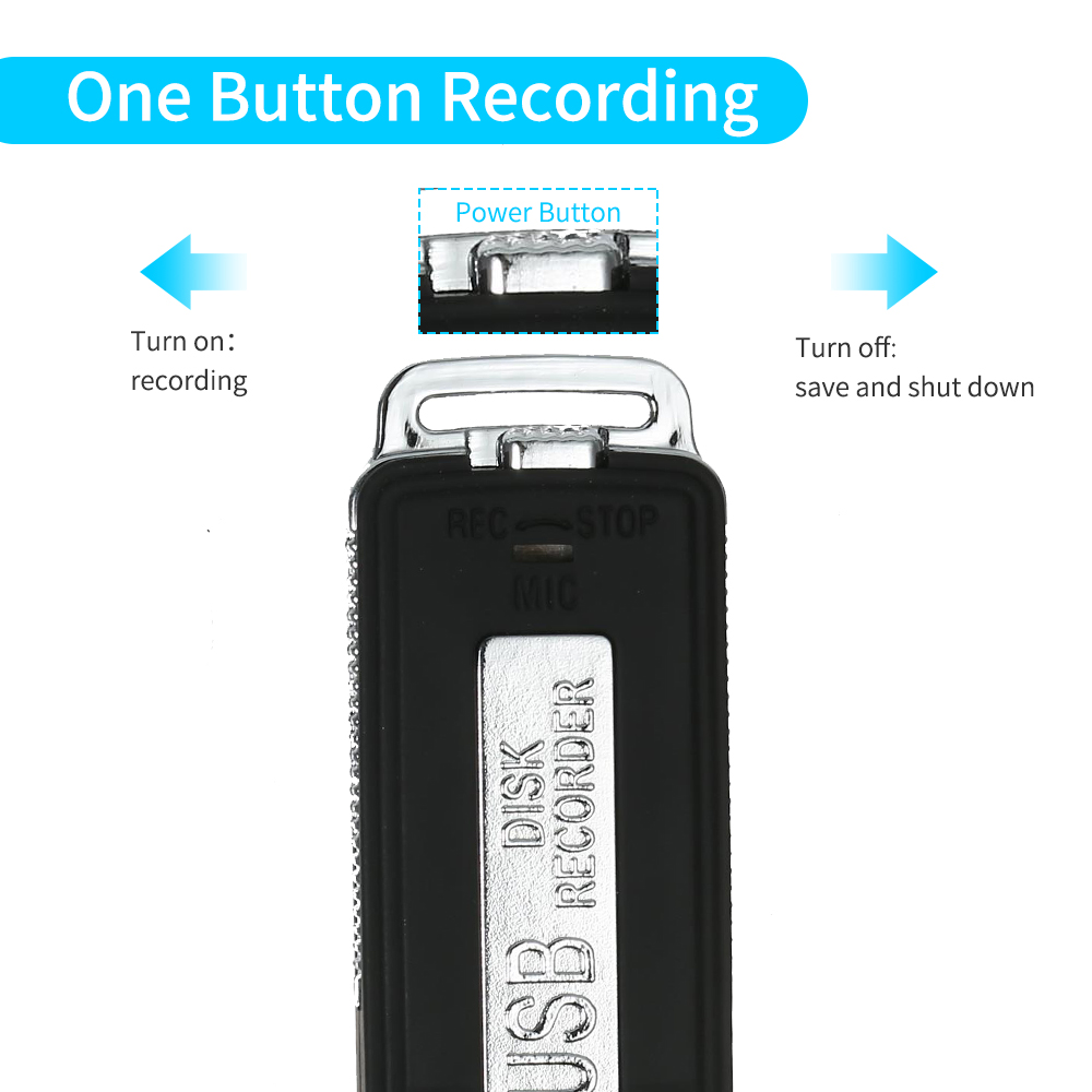 Mini Spy Audio Recorder Voice Activated Listening Device Microphone ...