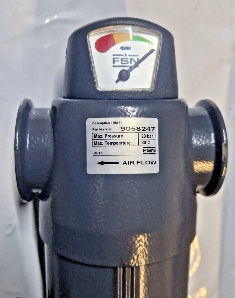 Compressor After Filter 1.1/4 BSP FSN .01 Micron, 5000 LPM,16 Bar max ...