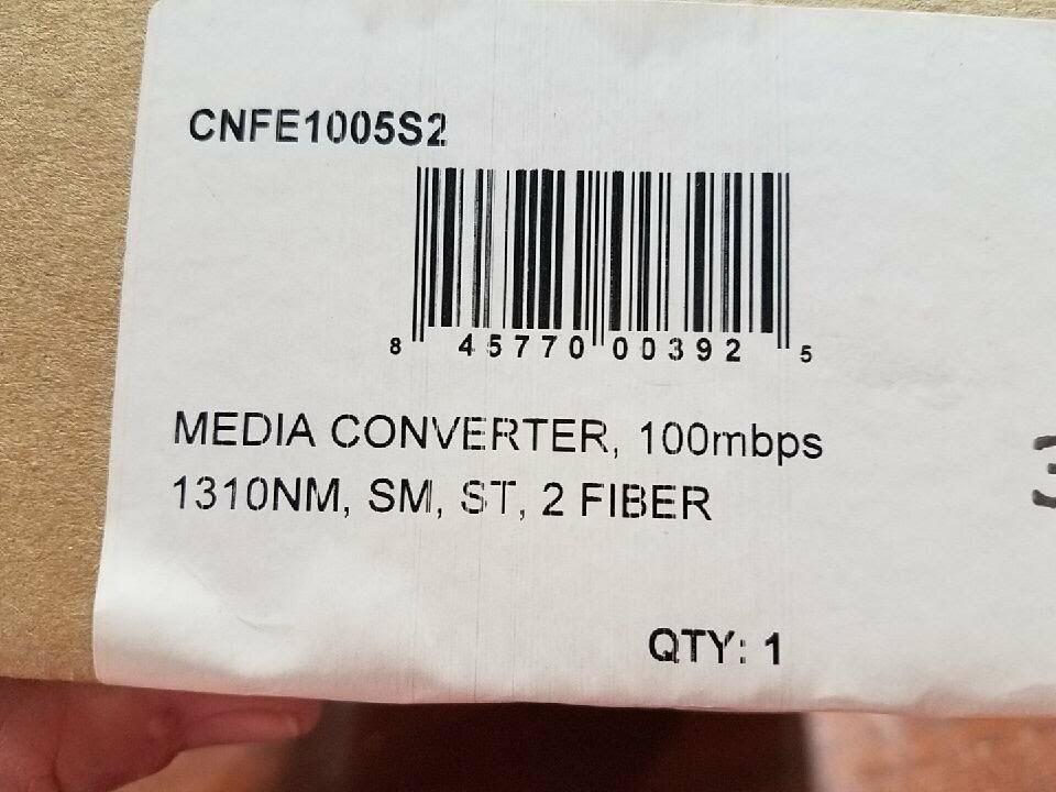 ComNet CNFE1005S2 100Mbps Transceiver/Media Converter for sale online ...