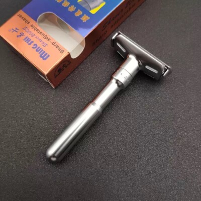 Adjustable Safety Razor Set With 5 Double-Edge Razor Shaving Blade for ...