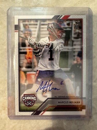 Marcus Holman Certified Signed Card | eBay