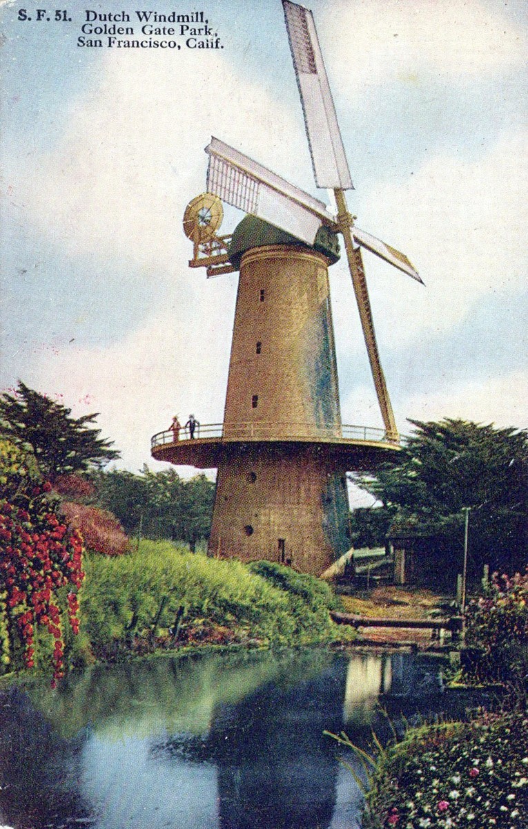 Art Dutch Windmill San Francisco