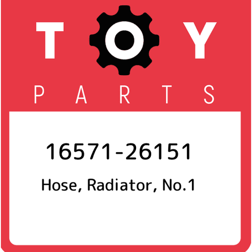 16571-26151 Toyota Hose, radiator, no.1 1657126151, New Genuine OEM ...
