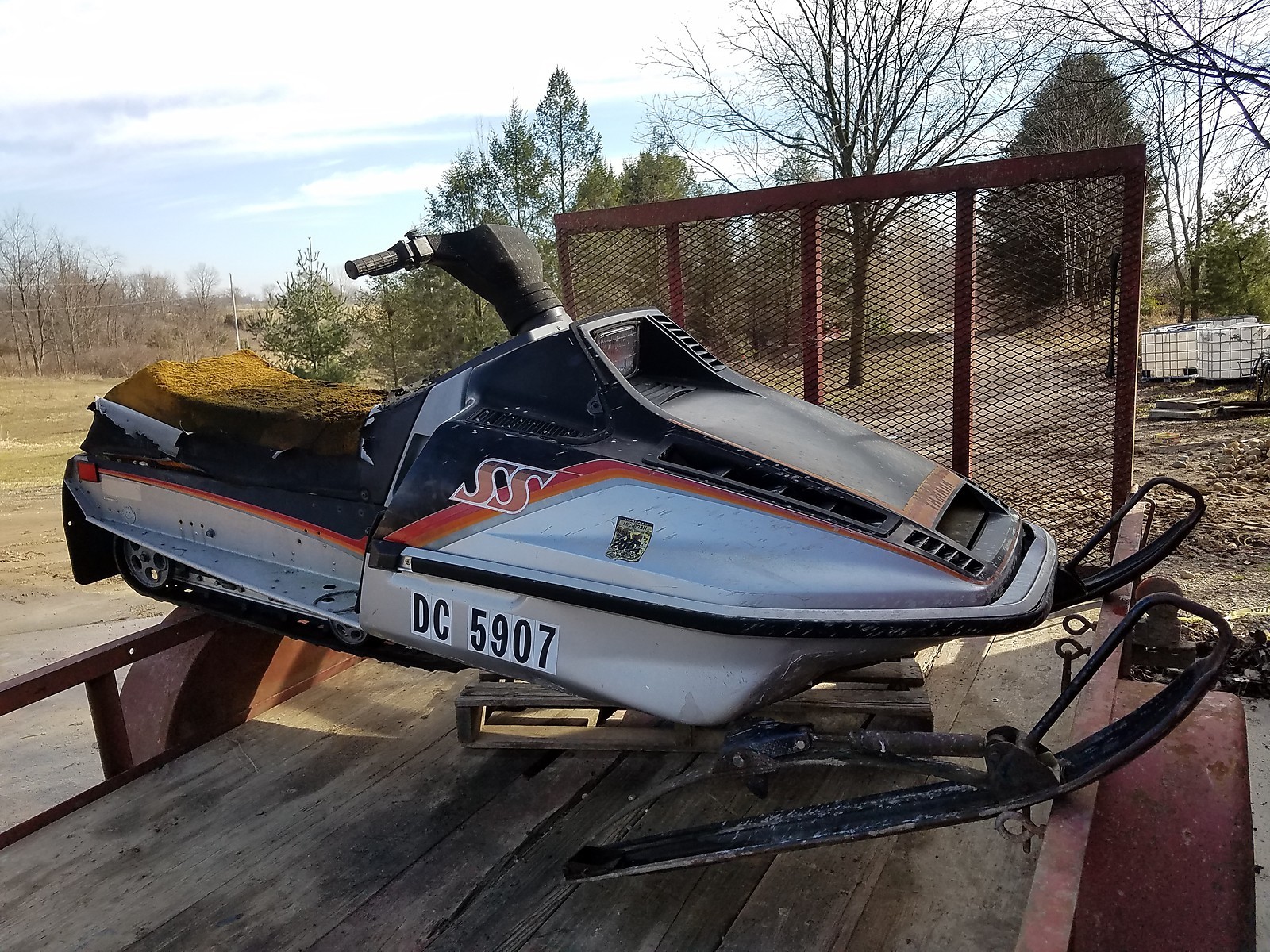 86 85 84 83 80R YAMAHA SS440 OEM 440SS RUBBER DRIVE TRACK 8A5-47110-01 ...