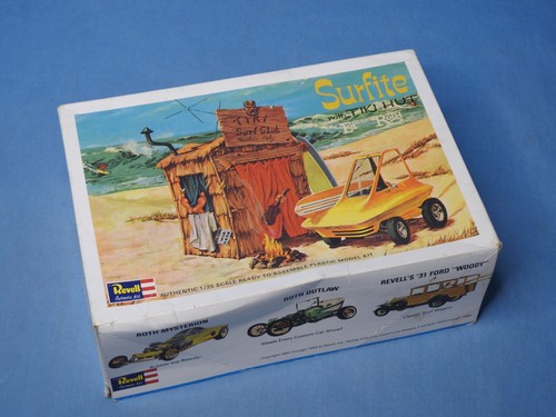 Vintage Original Revell Surfite Big Daddy Roth Tiki Hut Model Kit H ...