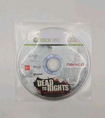 Dead To Rights Retribution Xbox 360 Game PAL - Disc Only + Free Postage ...