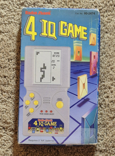 Vintage Radio Shack Electronic Handheld Game 4 IQ Game Tested - See ...