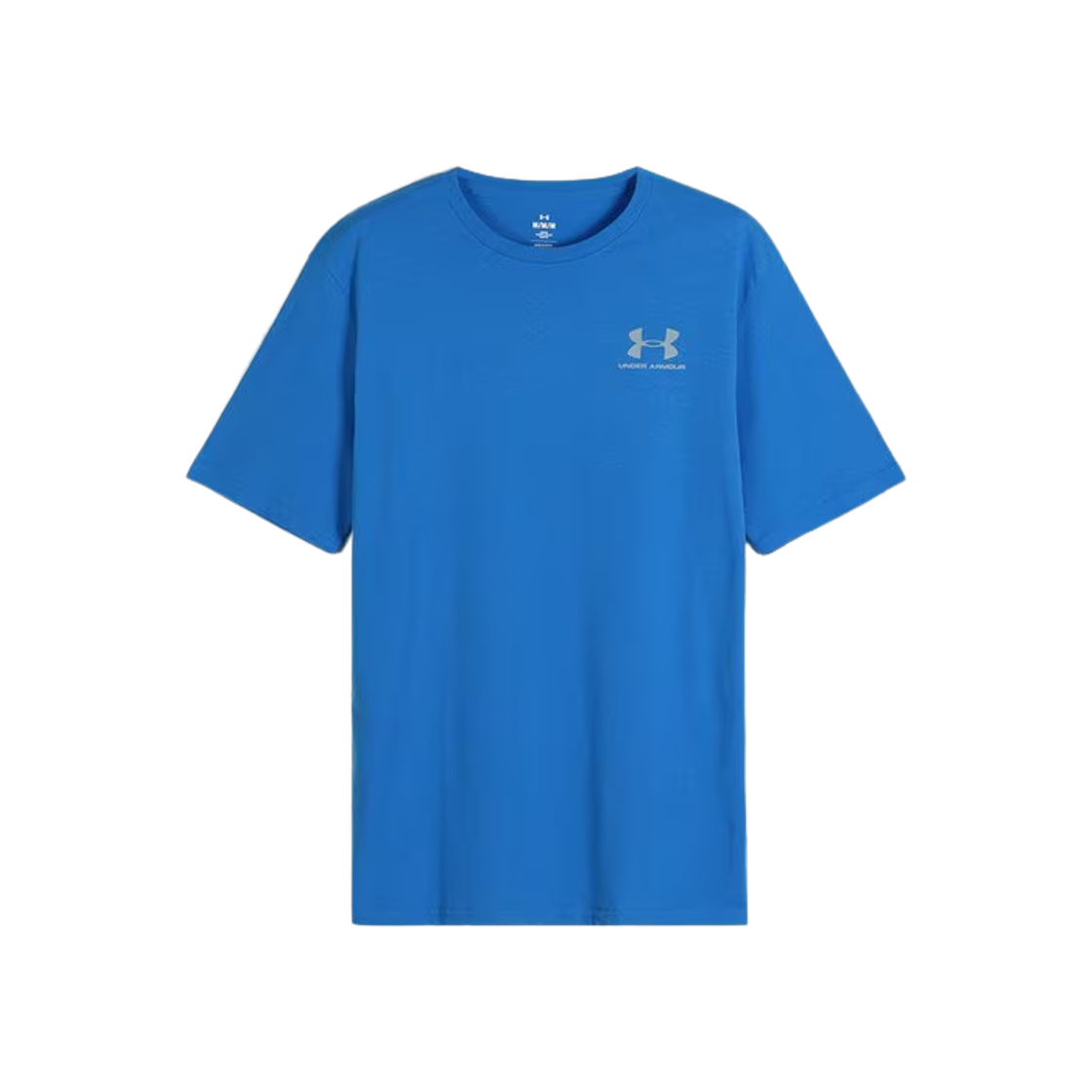 Under Armour Sportstyle Left Chest Short Sleeve T-Shirt Blue Atlantis ...