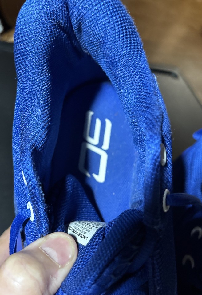 Under Armour SC 3ZERO IV Men's Sneaker Sz 12 Steph Curry Blue/White ...