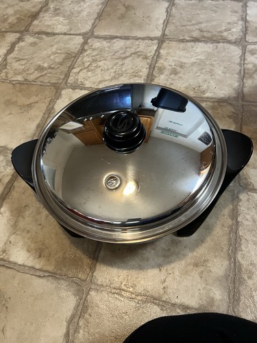 Saladmaster Electric Skillet 304/316Ti Titanium Stainless Steel (Newest ...