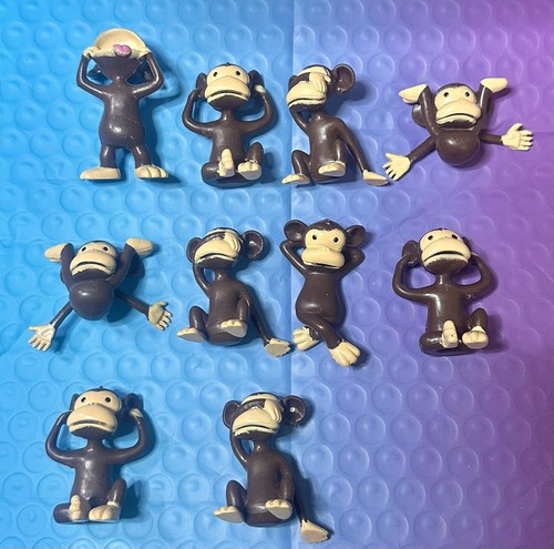 10 Pcs. Adorable Tiny Mini MONKEYS One Inch Tall Homies | eBay