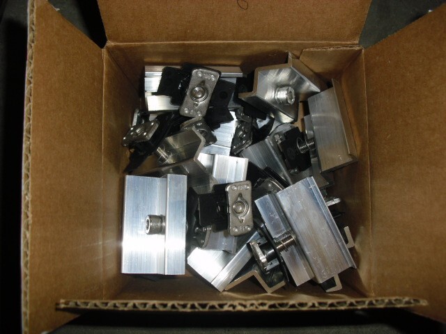 Box of 20 Solar K2 SYSTEMS, 4005169, CROSSRAIL EC SILVER, AL 34-36MM ...