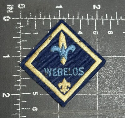 Vintage Webelos Rank Insignia Patch Badge Cubs Cub Boy Scouts of ...