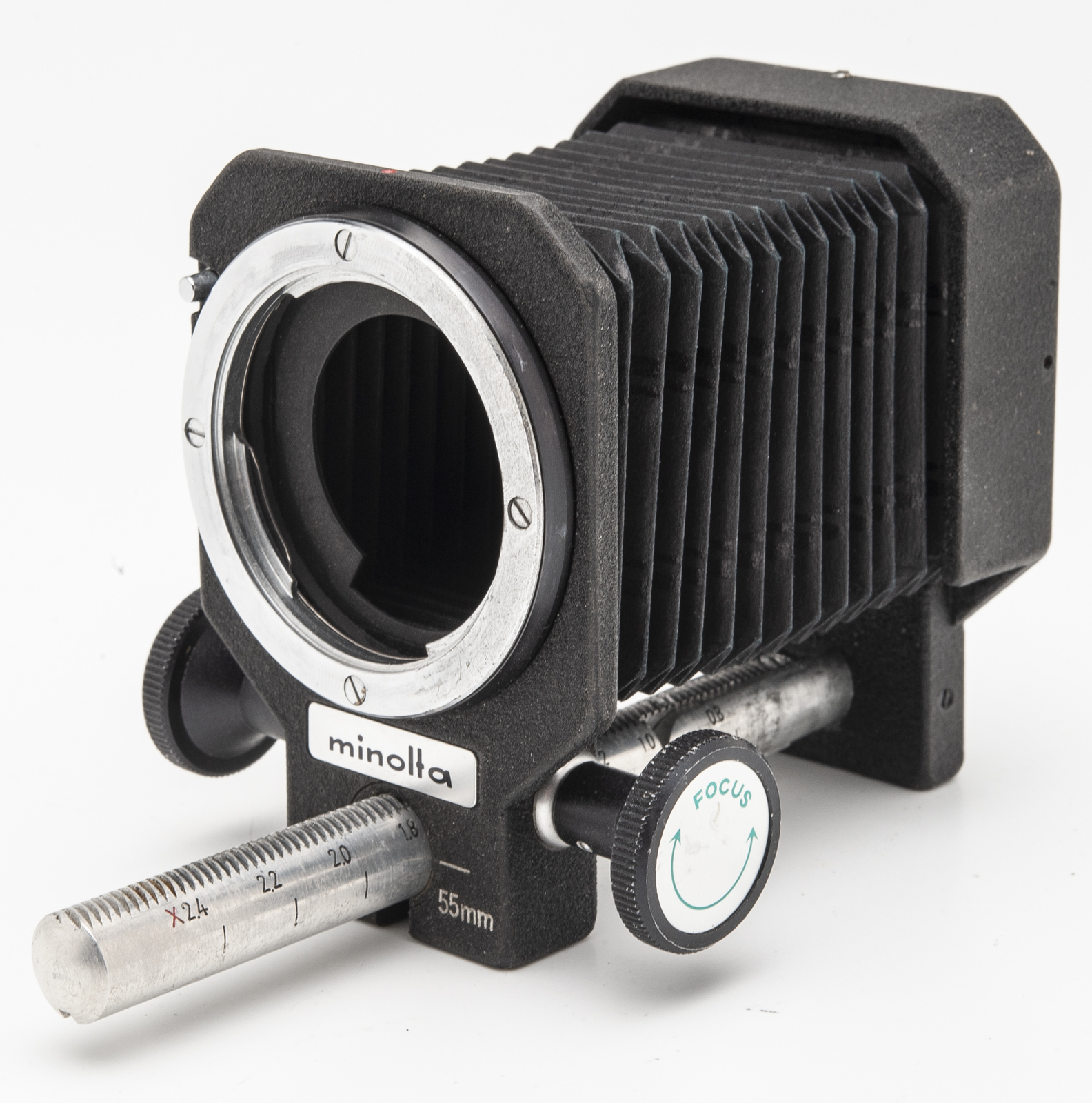 Minolta SR Minolta-SR Bellows Model 1 Balgengerät Balgen 100mm / 55mm ...